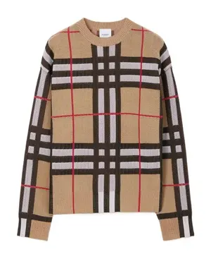 Burberry Vintage Check Knitted Jumper - Multicolor