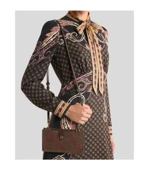 Etro Essential Arnica Wallet With Shoulder Strap