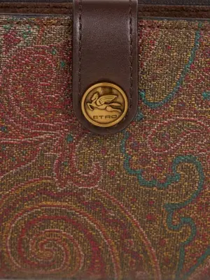 Etro Essential Arnica Wallet With Shoulder Strap