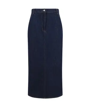 Magda Butrym Belt-loop Denim Skirt