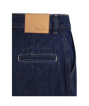 Magda Butrym Belt-loop Denim Skirt