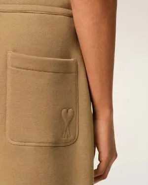 AMI Paris De Coeur Topstitched Trousers