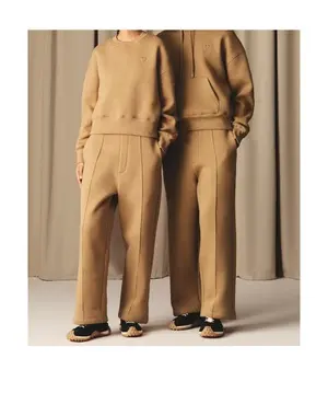 AMI Paris De Coeur Topstitched Trousers