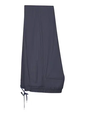 LARDINI Single Breasted Pinstriped Two-piece Suit - Blue