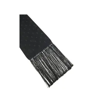 Alexander McQueen Skull Fringed-edge Scarf