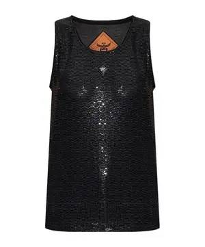 Mcm Sequined Tank Top