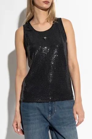 Mcm Sequined Tank Top