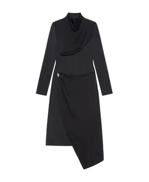 Givenchy Satin Dress With Crystal Embellishments