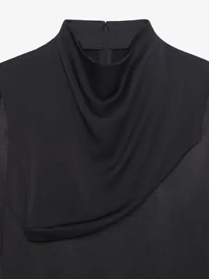 Givenchy Satin Dress With Crystal Embellishments