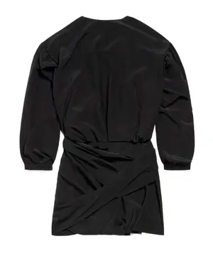 Balenciaga Tie Detailed Draped Dress