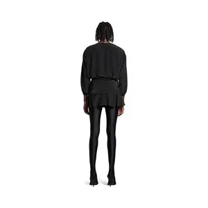 Balenciaga Tie Detailed Draped Dress