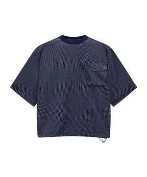 Giorgio Armani Micro Dot Short Sleeve Sweater