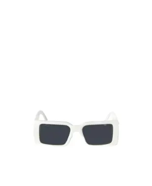 Off-White Rectangular Frame Sunglasses - Black