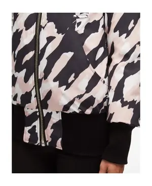 Moose Knuckles Hooded Down Jacket With Ribbon Cuffs And Waist