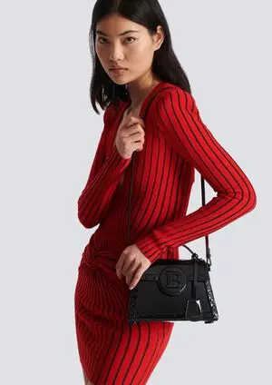 Balmain B-buzz Dynasty Top Handle Bag - Black