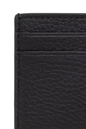 Bally Logo Printed Stripe Detailed Cardholder - Black