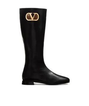 Valentino Garavani Vlogo Signature Kidskin Boots