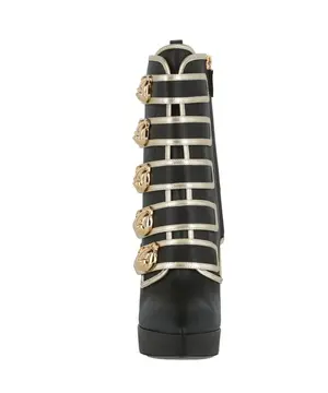 Moschino Teddy Bear Button-detailed Ankle Boots