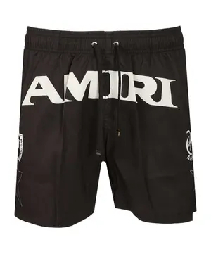 Amiri Sport Swim Trunks - Black