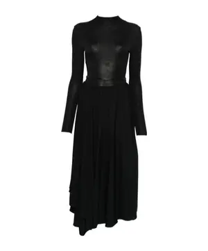 Alaïa Alaia Long-Sleeved Midi Dress No