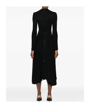 Alaïa Long-sleeved Midi Dress - No