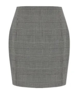 Balmain Houndstooth Mini Skirt