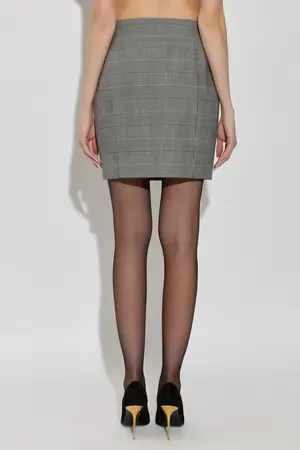 Balmain Houndstooth Mini Skirt