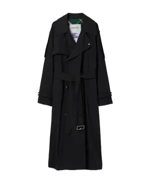 Burberry Kennington Trench Coat With Removable Faux Fur Collar