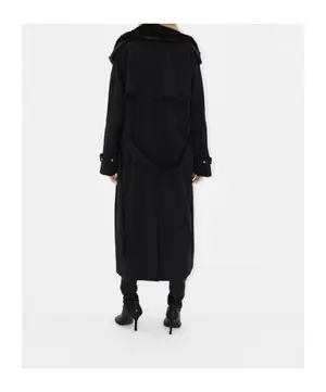 Burberry Kennington Trench Coat With Removable Faux Fur Collar