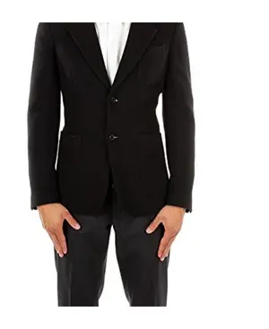 Dolce & Gabbana Long Sleeve Tailored Blazer - Black