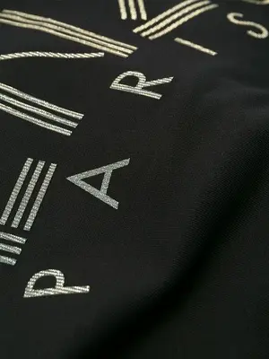 Kenzo Logo Print Zipped Hoodie