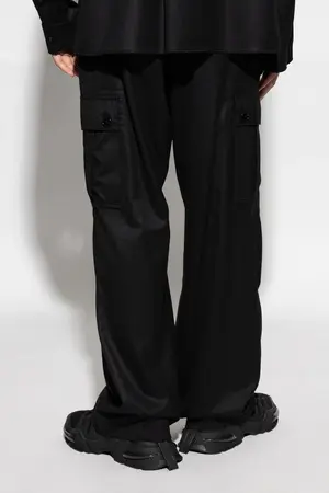 Dolce & Gabbana Straight Leg Cargo Trousers - Black