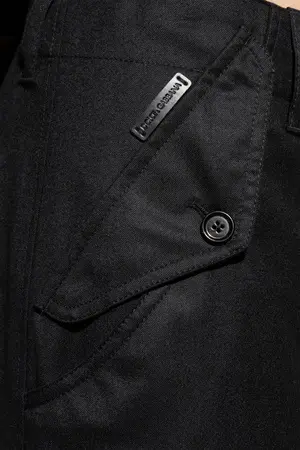 Dolce & Gabbana Straight Leg Cargo Trousers - Black