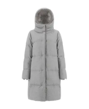 Herno Faux Fur-lined Quilted Down Coat