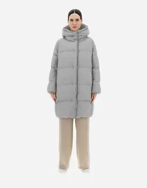 Herno Faux Fur-lined Quilted Down Coat
