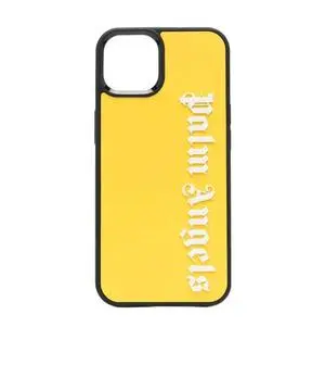 Palm Angels Logo-print Iphone 13 Case - Yellow