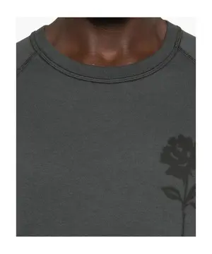 GOLDEN GOOSE Rose Printed Long Sleeved T-shirt