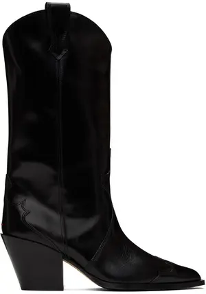 AeydĒ 70mm Pointed-toe Leather Boots