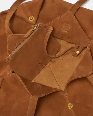 Versace Protea Shoulder Bag - Brown