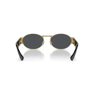 Versace Oval Frame Sunglasses - Black