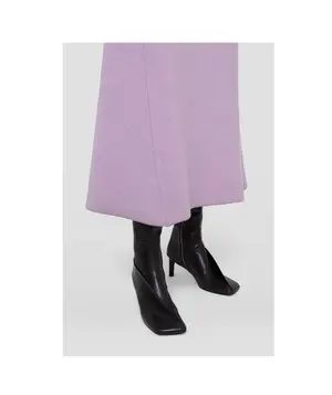 JIL SANDER Square Toe Zip Up Ankle Boots
