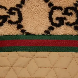 Gucci Gg Jacquard Fleece Jacket With Hood