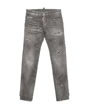 Dsquared2 Denim Pants With Logo Detail