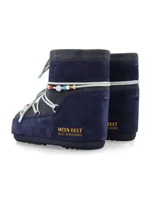 Moon Boot X Guest In Residence Lace-up Low Snow Boots - Black