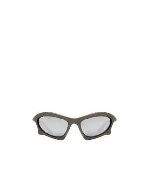 Balenciaga Balenciaga Rectangular Frame Sunglasses Brown