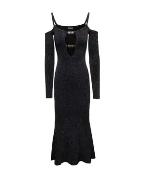 Versace Cut-out Midi Dress