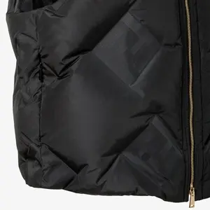 Fendi Quilted Sleeveless High Neck Jacket