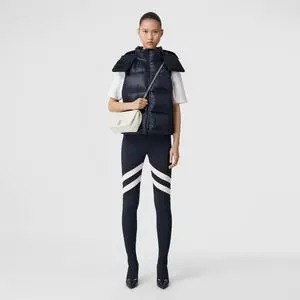 Burberry Padded Hooded Gilet With Zip Detail