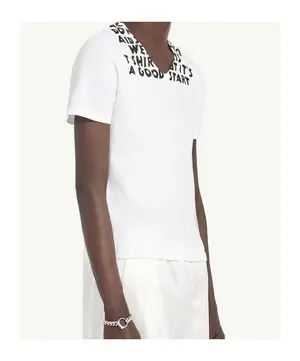 MAISON MARGIELA V-neck Sida Jersey