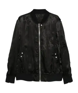 Rick Owens Crinkled Bomber Jacket